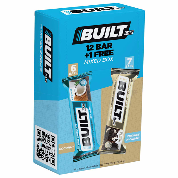 Built Bar Variety, 1.73 oz, 13-count Same-Day Delivery | Costco