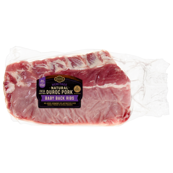 Kroger Private Selection Duroc Pork Baby Back Ribs Same-Day Delivery or ...