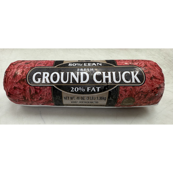 American Foods Group 80% Lean 20% Fat Ground Chuck American Beef Same ...