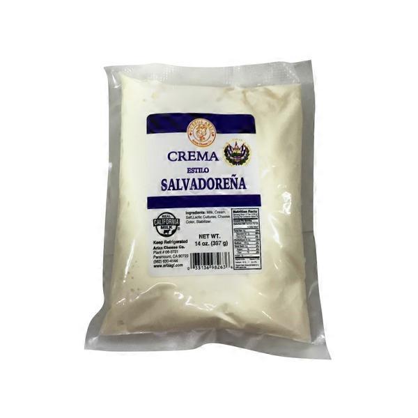 Quesos Ariza Crema Estilo Salvadorena (14 oz) - Instacart