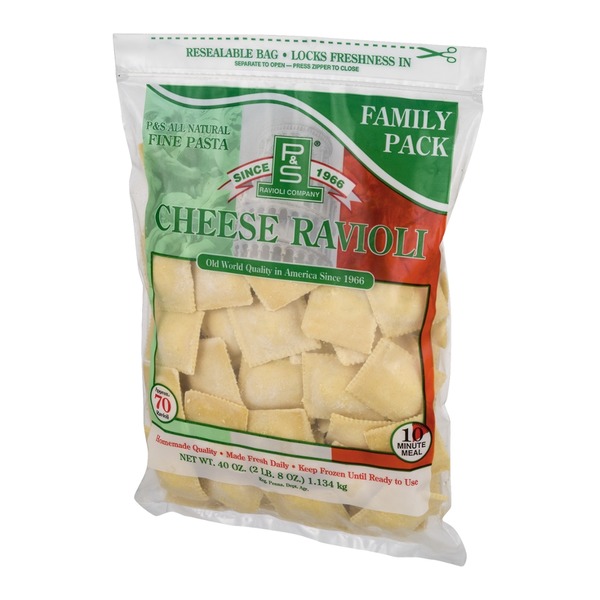 P&S Ravioli Company Ravioli Cheese (40 oz) - Instacart