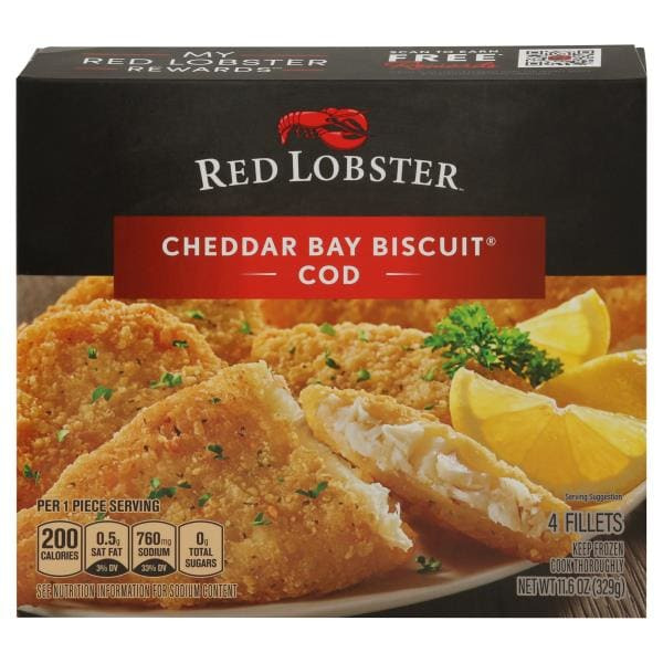Red Lobster Cheddar Bay Biscuit Wild Caught Breaded Cod Same-Day ...