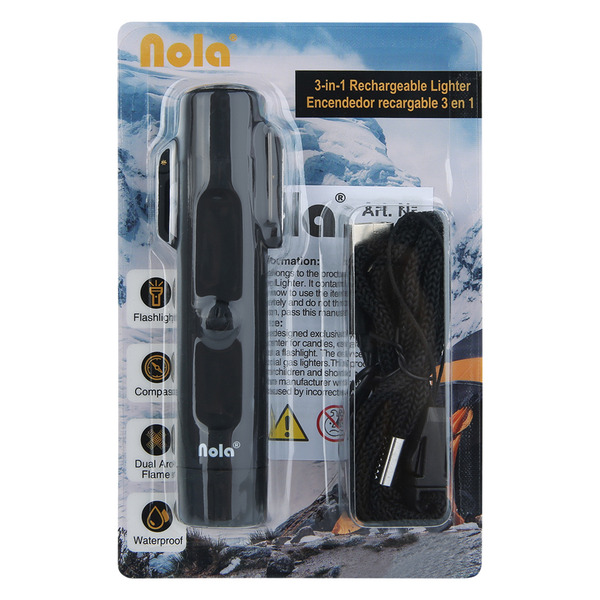 NOLA Brewing 3 in1 Rechargeable Lighter - Black Same-Day Delivery or ...