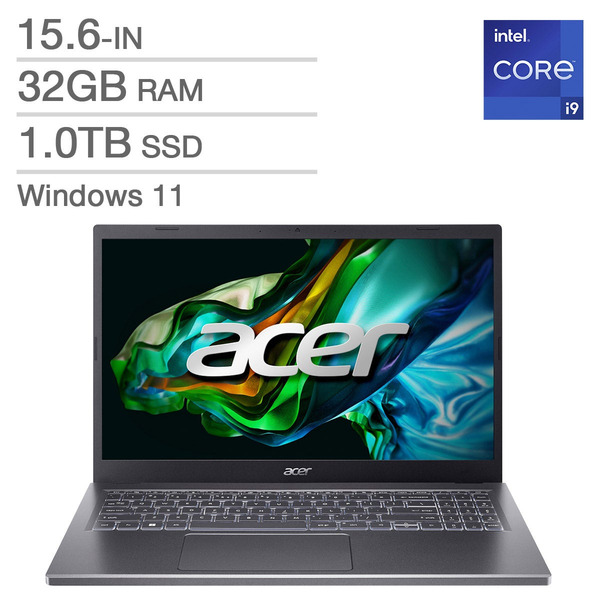 Acer 15.6" Aspire 5 Intel Core i9-13900H 32GB RAM 1TB SSD Laptop Same-Day Delivery | Costco