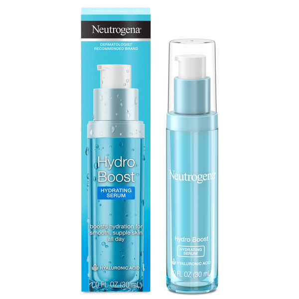 Neutrogena Hydro Boost Hydrating Face Serum, Hyaluronic Acid Serum for ...
