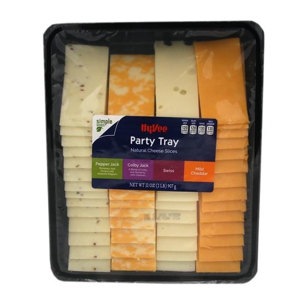 Hy-Vee Hy Vee Party Tray Cheese Slices Same-Day Delivery or Pickup ...
