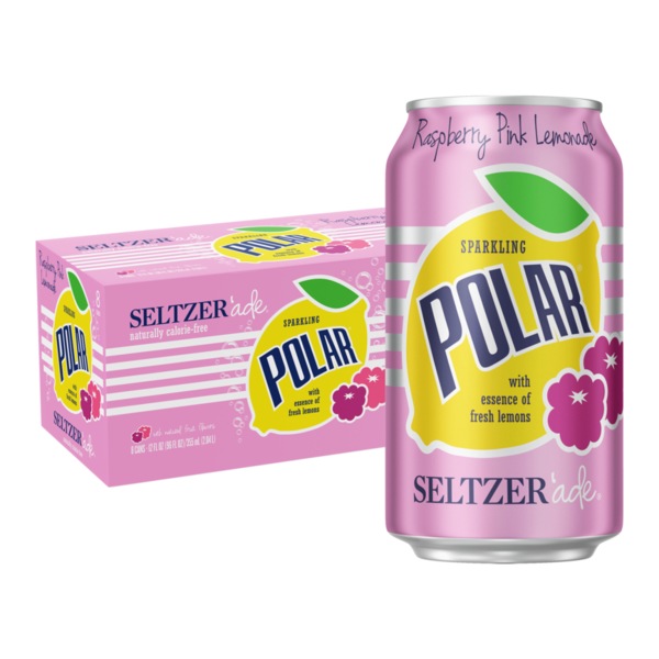 Polar Seltzer'Ade, Raspberry Pink Lemonade Same-Day Delivery or Pickup | Market 32 and Price Chopper