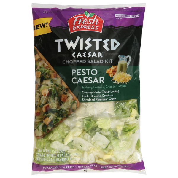 Fresh Express Pesto Caesar Chopped Salad Kit Same-Day Delivery or ...