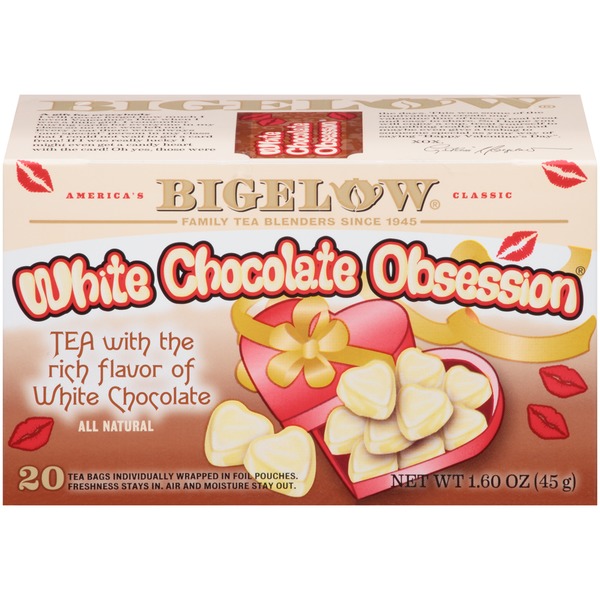 Bigelow White Chocolate Obsession Tea Bags (1.6 oz) - Instacart