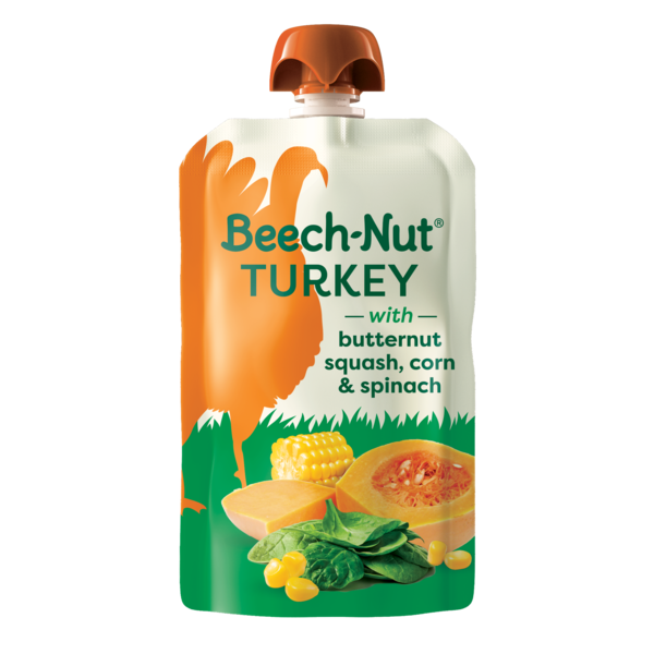 Beech-Nut Turkey Stage 2 Baby Food, Turkey Butternut Squash Corn ...