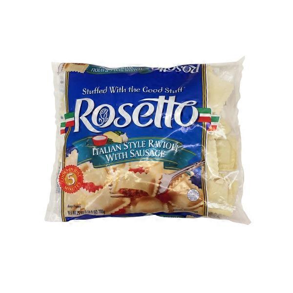 Rosetto Medium Square Italian Style Ravioli With Sausage (25 oz ...