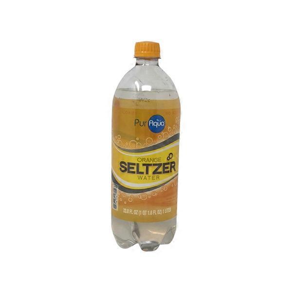 PurAqua Orange Seltzer Water (33.8 fl oz) - Instacart