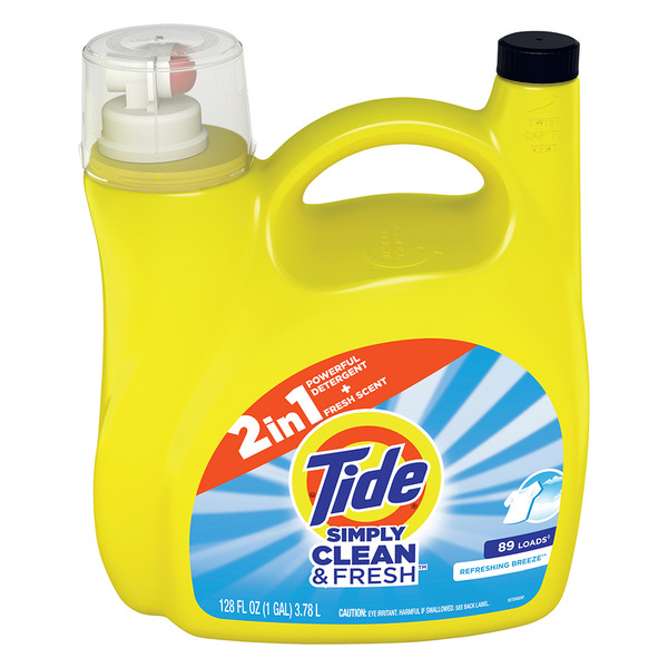 Tide Simply Laundry Detergent, Refreshing Breeze, 89 loads Same-Day ...