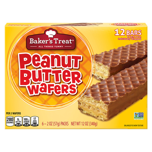 ALDI Baker's Treat Peanut Butter Wafers Same-Day Delivery or Pickup ...