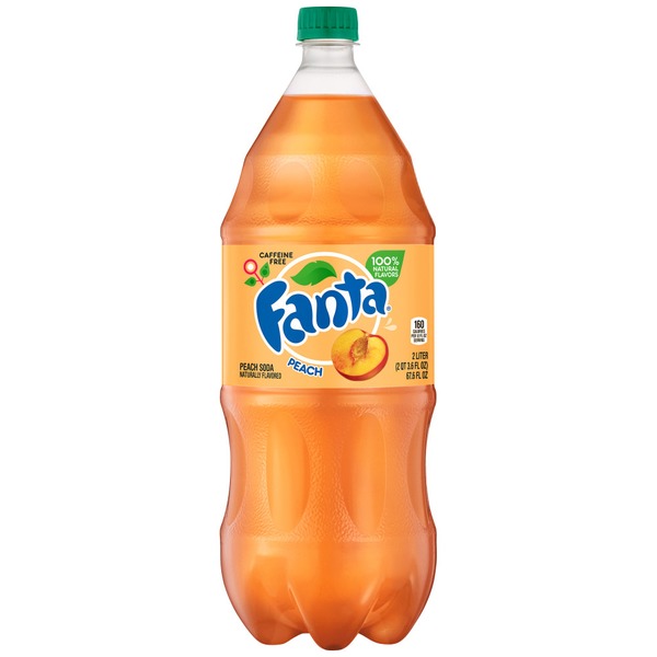 Fanta Peach Soda Bottle Fruit Flavored Soft Drink (2 L) - Instacart