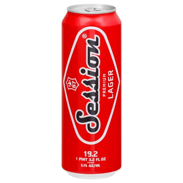 Session Beer, Premium Lager (19.2 oz) - Instacart