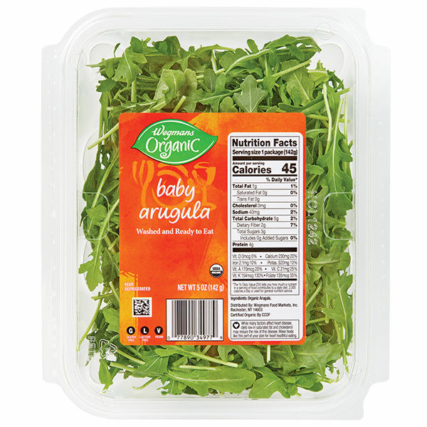 Wegmans Wegmans Organic Arugula, Baby Same-Day Delivery or Pickup ...