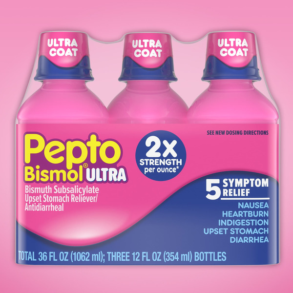 Costco Pepto-Bismol Original Ultra Liquid, Upset Stomach Relief Same ...