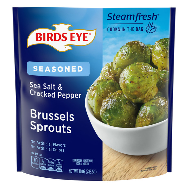 Safeway Birds Eye Steamfresh Sea Salt & Cracked Pepper Brussels Sprouts ...