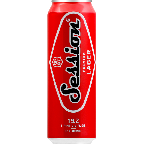 Session Beer, Premium Lager (19.2 oz) - Instacart