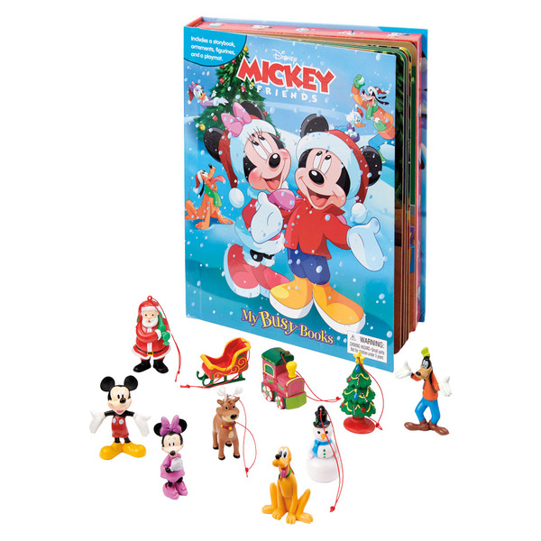 Phidal Mickey Mouse Christmas Holiday My Busy Book Same-Day Delivery or ...
