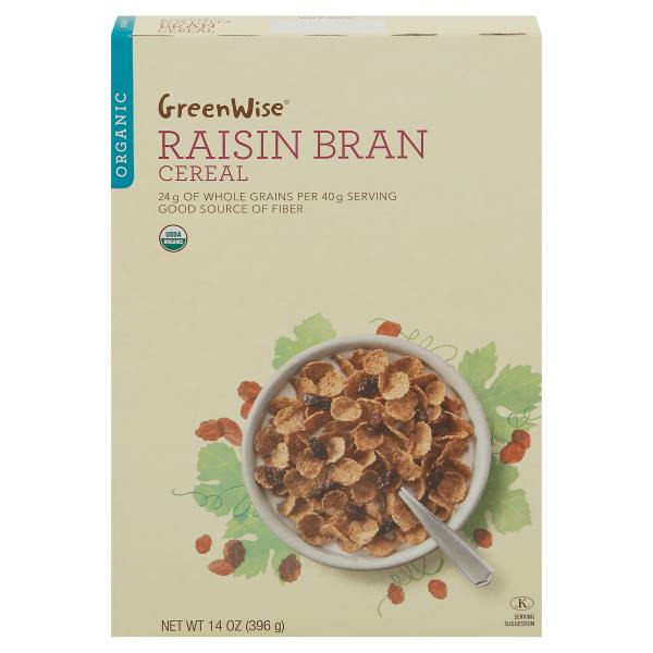 Publix GreenWise Cereal, Organic, Raisin Bran Same-Day Delivery or ...