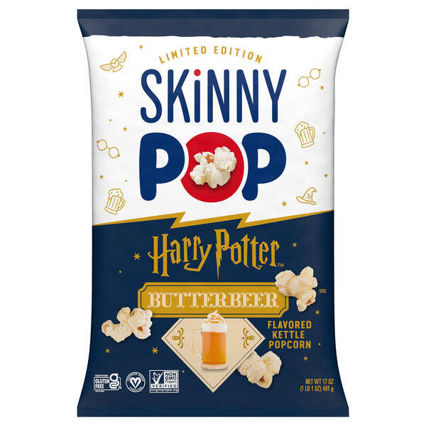 Skinny Pop Skinnypop Limited Edition Butterbeer Popcorn, 17 oz Same-Day ...