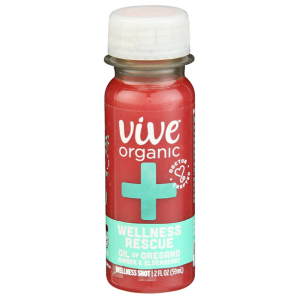 Vive Organic Wellness Rescue Shot- Oil of Oregano & Ginger (2oz shot) Same-Day Delivery or ...