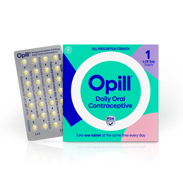 Opill Daily Oral Contraceptive, Birth Control Pill Same-Day Delivery or ...