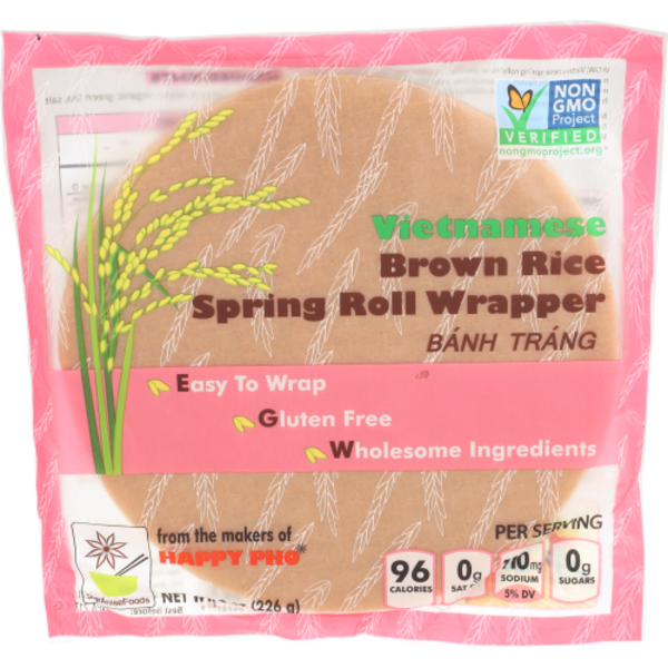 Star Anise Foods Vietnamese Brown Rice Spring Roll Wrapper Same-Day ...