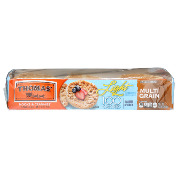 Thomas’ 6 count, Light Multi-Grain English Muffins Same-Day Delivery or ...