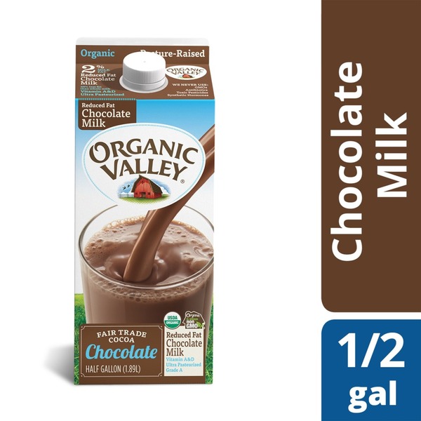 Organic Valley UHT Reduced Fat Chocolate Milk (64 oz) - Instacart