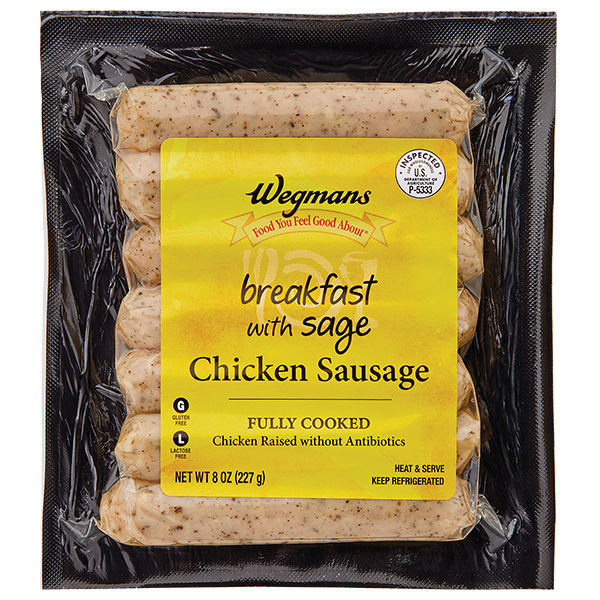 Wegmans Wegmans Fully Cooked Breakfast with Sage Chicken Sausage Same ...