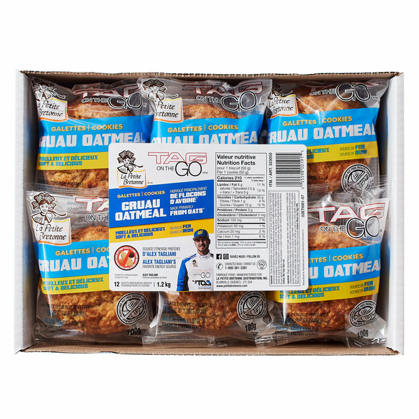 La Petite Bretonne Micro Croissants Tag on the Go Oatmeal Cookies Same ...