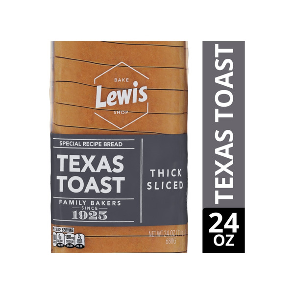 Kroger Lewis Bake Shop Bread, Texas Toast, Thick Sliced Same-Day ...