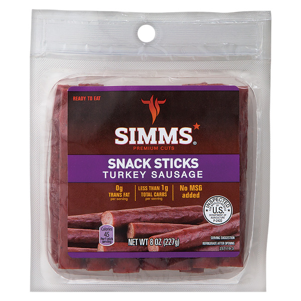 Simms Turkey Sausage Snack Sticks Same-Day Delivery or Pickup | ALDI