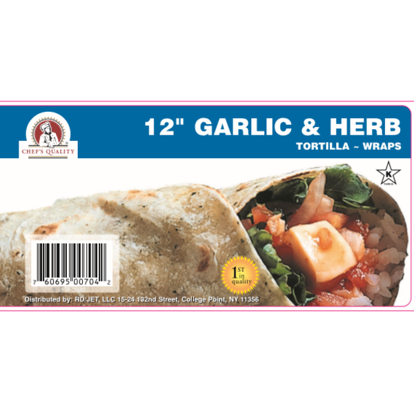 Restaurant Depot Chef's Quality Garlic & Herb Wraps Same-Day Delivery ...