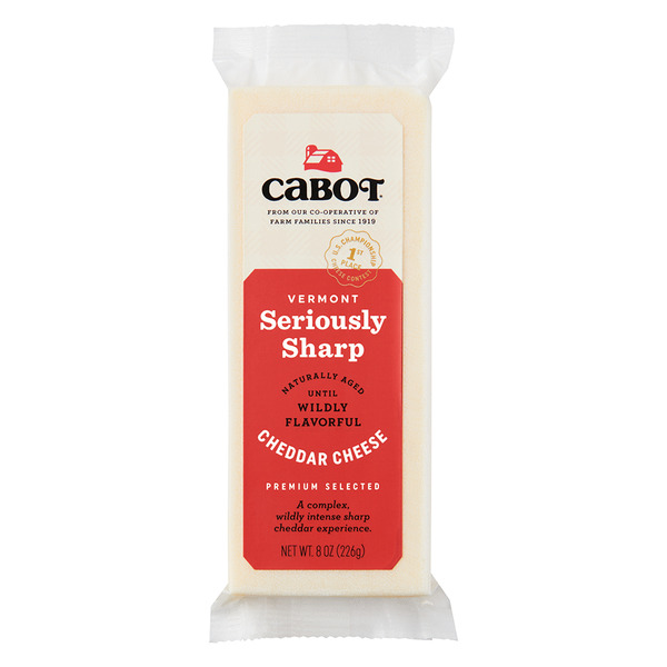 ALDI Cabot Seriously Sharp Cheddar Cheese Block, 8 oz Same-Day Delivery ...