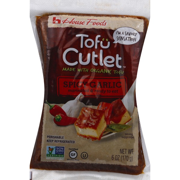 House Foods Tofu, Spicy Garlic, Cutlet (6 oz) - Instacart