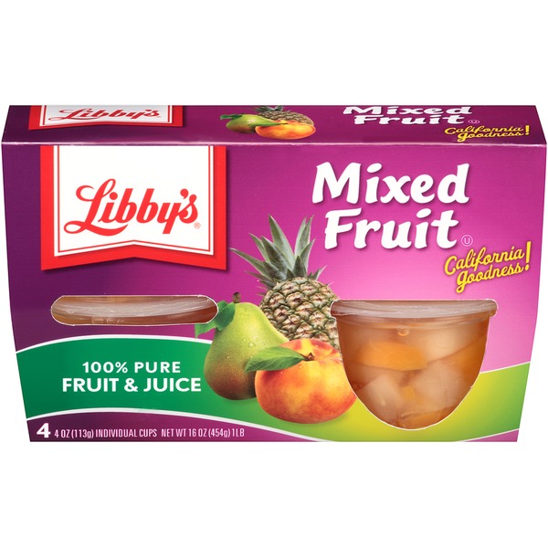 Libby's Mixed Fruit (4 oz) - Instacart