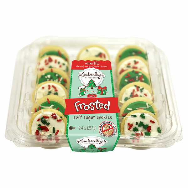 Kimberley's Bakeshoppe Vanilla Mini Frosted Soft Sugar Cookies Same-Day ...