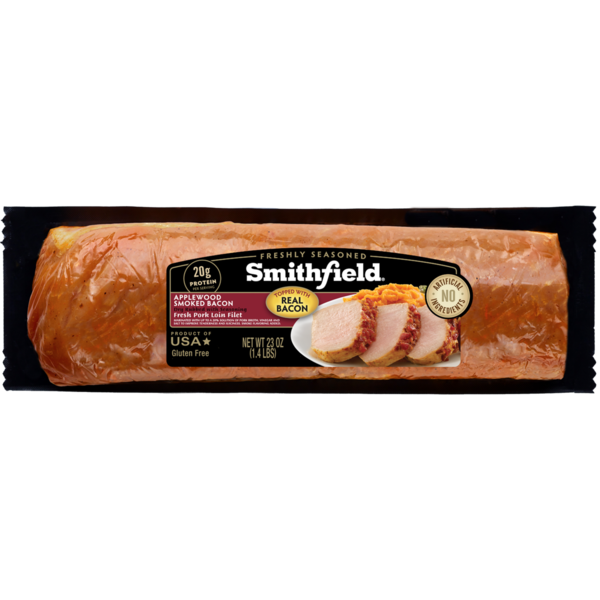 Smithfield Applewood Smoked Bacon Marinated Loin Filet Same-Day ...