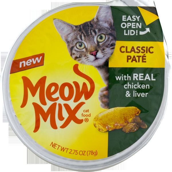 Meow Mix Cat Food, with Real Chicken & Liver (2.75 oz) - Instacart