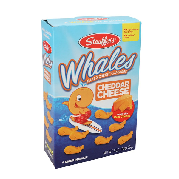 Stauffers Whales Baked Cheddar Snack Crackers Same-Day Delivery ...