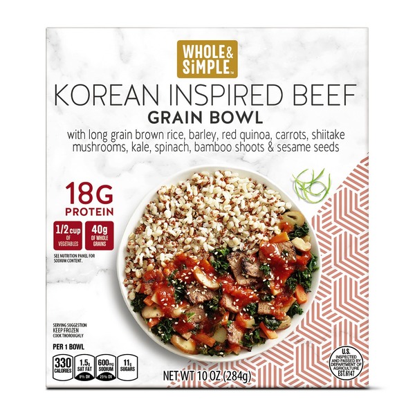 Whole & Simple Korean Beef Power Bowl Same-Day Delivery or Pickup | ALDI