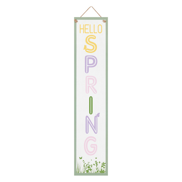 Huntington Home Hello Spring & Welcome Reversible Porch Sign Same-Day ...