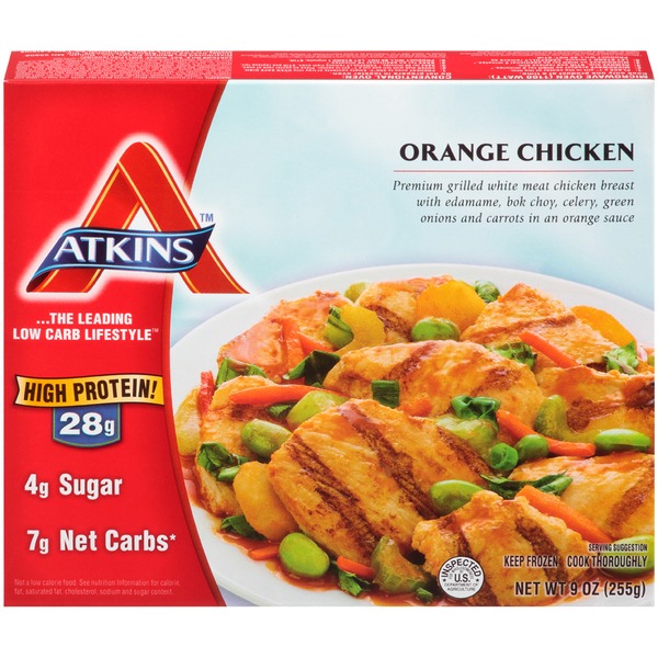 Atkins Frozen Orange Atkins Orange Chicken (9 oz) - Instacart