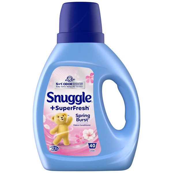 Snuggle SuperFresh Spring Burst 35.7oz Liquid Fabric Conditioner Same ...