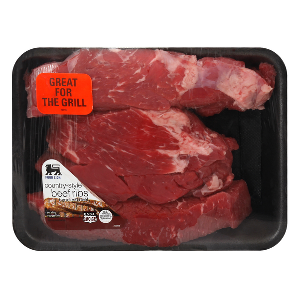 Food Lion Now Boneless Beef Chuck Country Style Rib Same-Day Delivery ...
