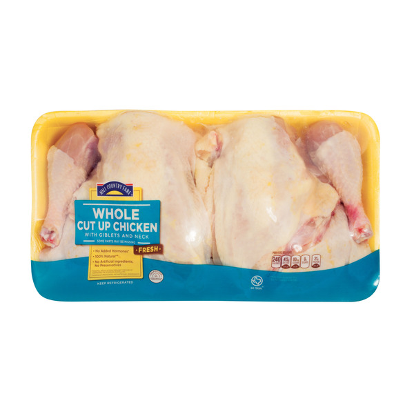 H-E-B Hill Country Fare Whole Cut Up Chicken With Giblets Same-Day ...